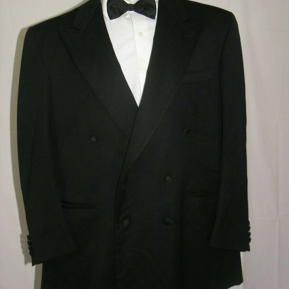 Domeninco Spano | Suits & Blazers | Domenico Spano Bespoke Solid Black ...